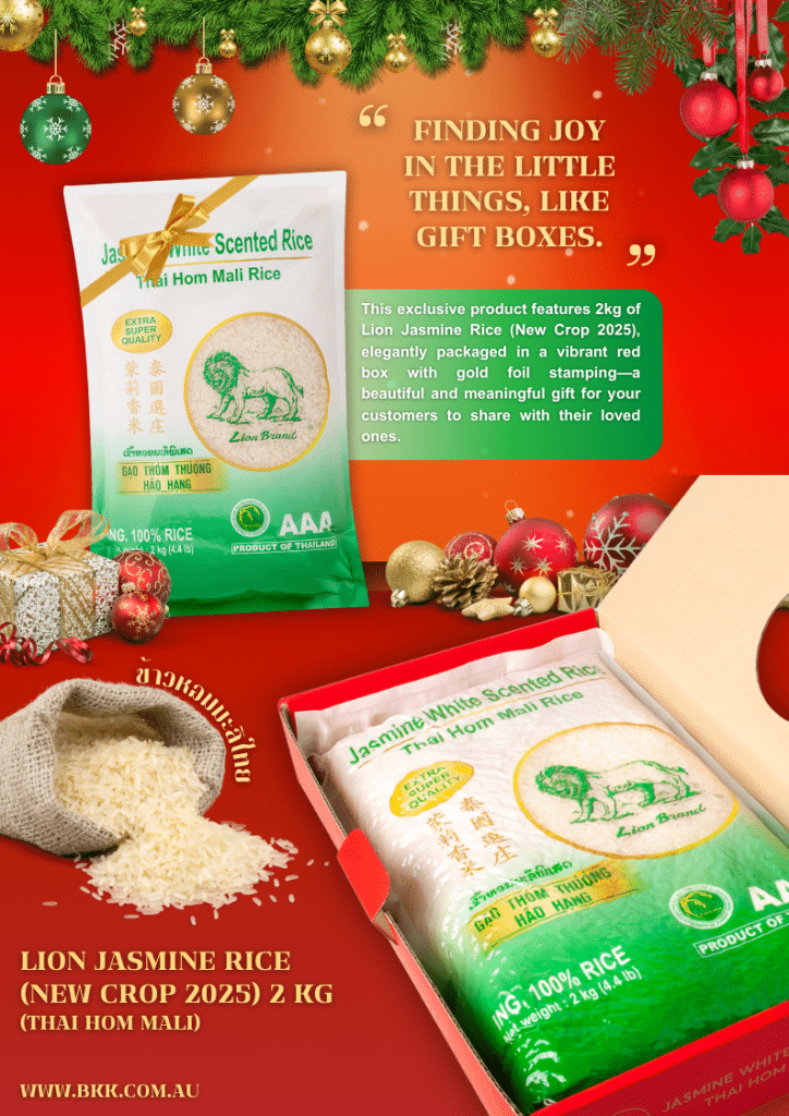 Celebrate the Season with the Lion Brand Rice Gift Box - BKK Australia